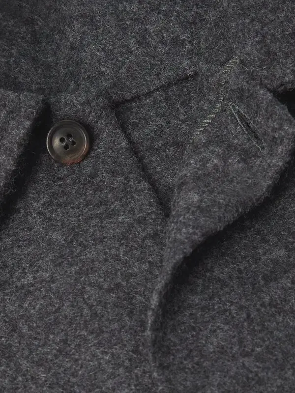 GHIAIA Wool Overshirt - Gray