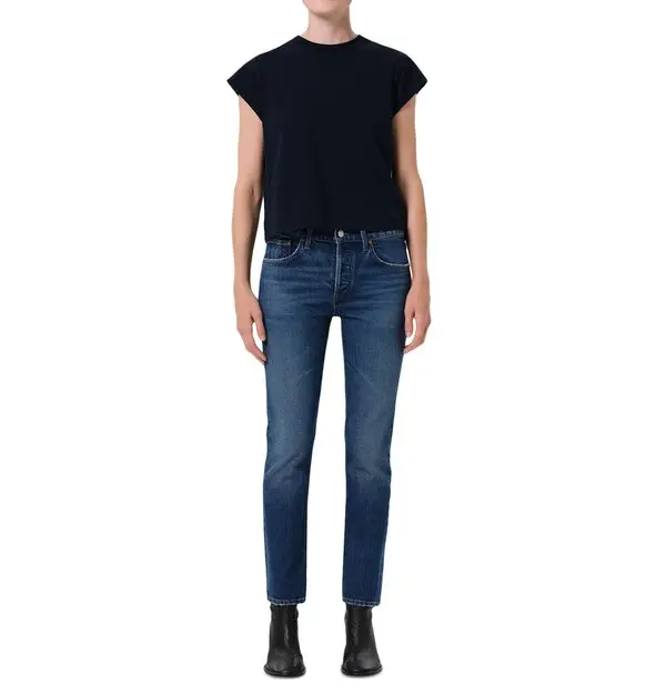 AGOLDE Cocktail Slim Ankle Jeans