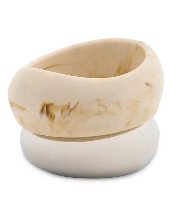Shashi Strata Bangle Set - Gold