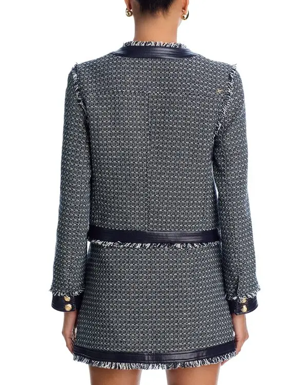 Cinq À Sept Birdseye Tweed Deva Jacket