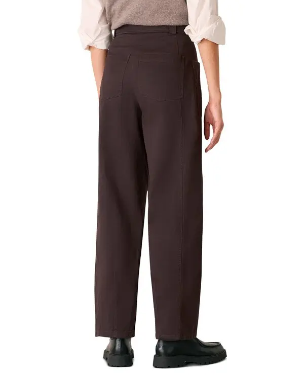 Whistles Belted Barrel Leg Pants
