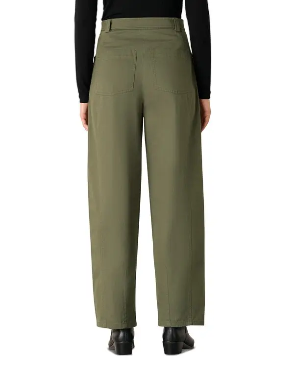 Whistles Belted Barrel Leg Pants