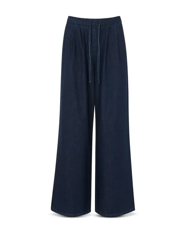 Whistles Pleated Wide Leg Pants