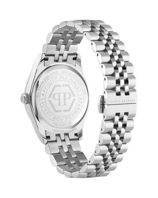 Philipp Plein Icon Chain Watch, 43mm - Black/silver