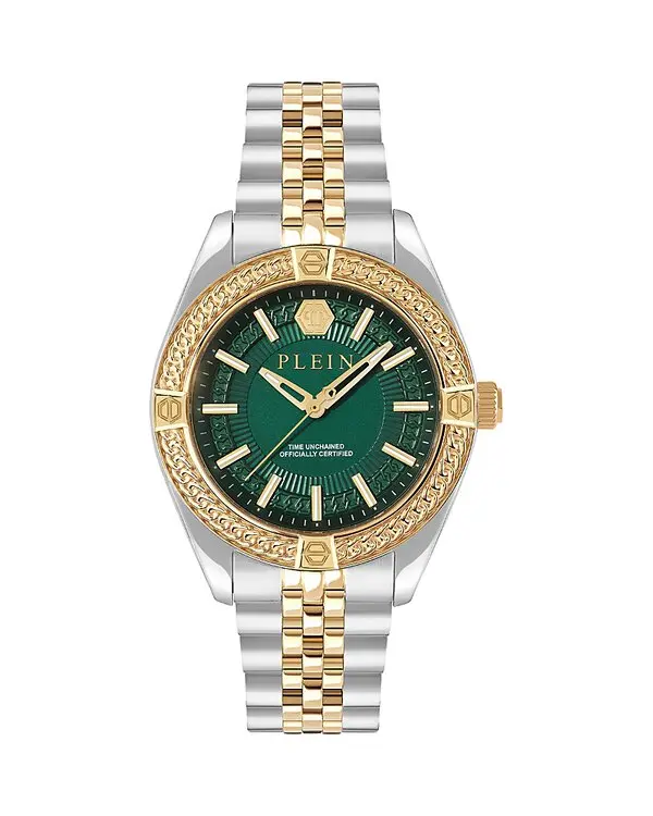 Philipp Plein Icon Chain Watch 43mm - Green/two Tone