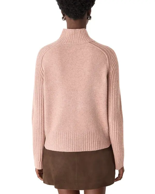 Whistles Funnel Neck Wool Sweater