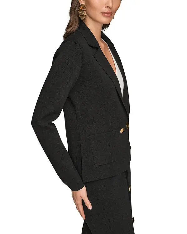 Donna Karan New York Sweater Blazer - Black