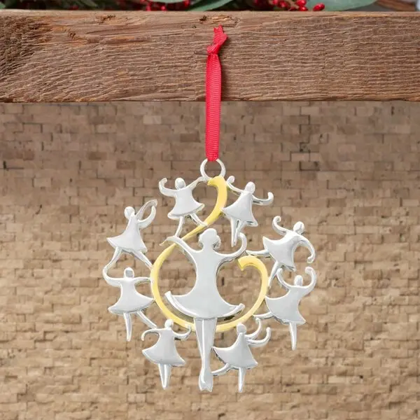 NAMBE 12 Days Of Christmas Ornament 9 Ladies Dancing