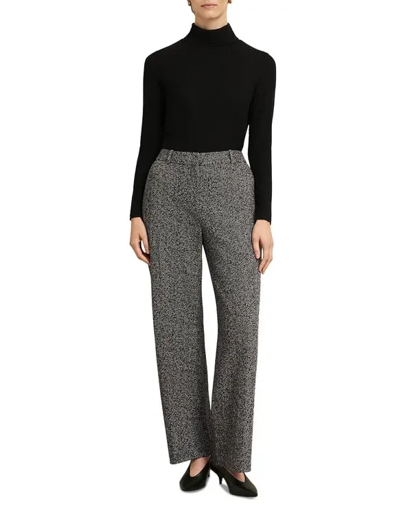 HOBBS LONDON Marlyn Herringbone Trousers