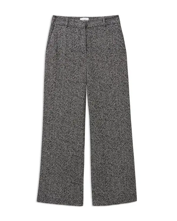 HOBBS LONDON Marlyn Herringbone Trousers