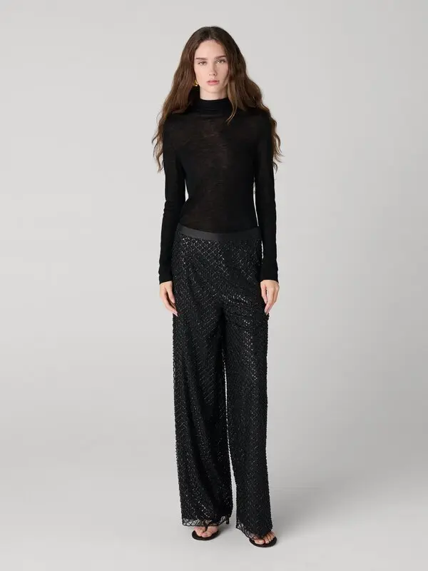 Diane Von Furstenberg Emabella Embellished Pants