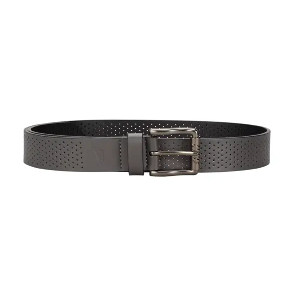 Nike Perforated Leather Belt - Grey