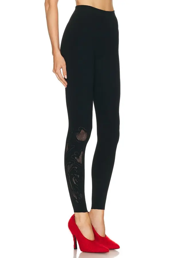 Wolford Rose Net Legging