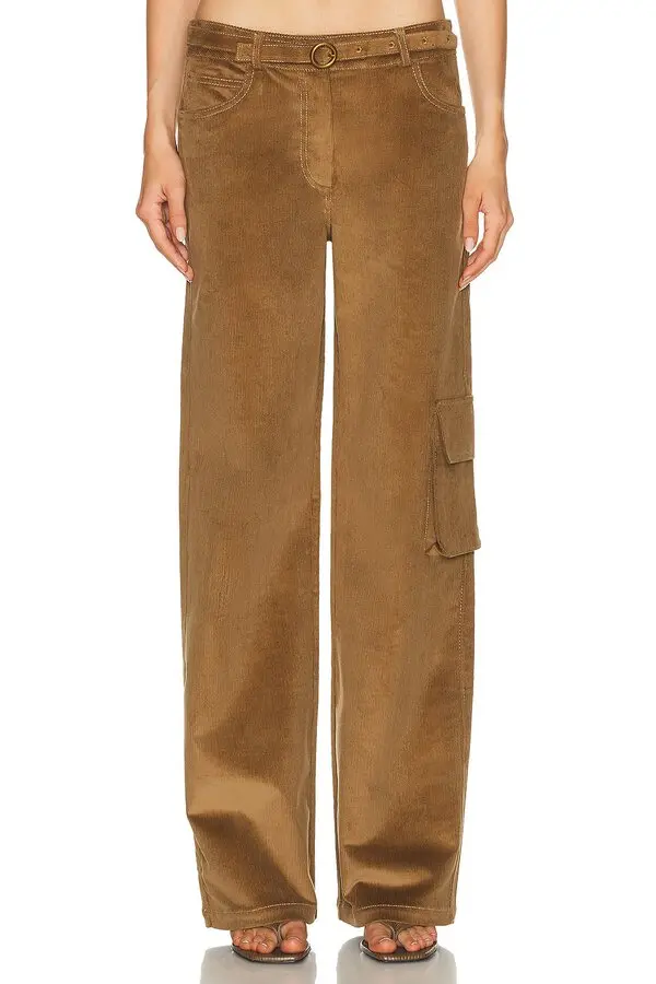 SIEDRES Violette Pant - Milky Brown