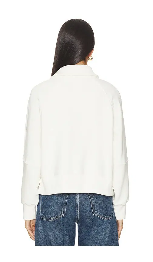 Varley Milano Half Zip Sweatshirt - Ivory