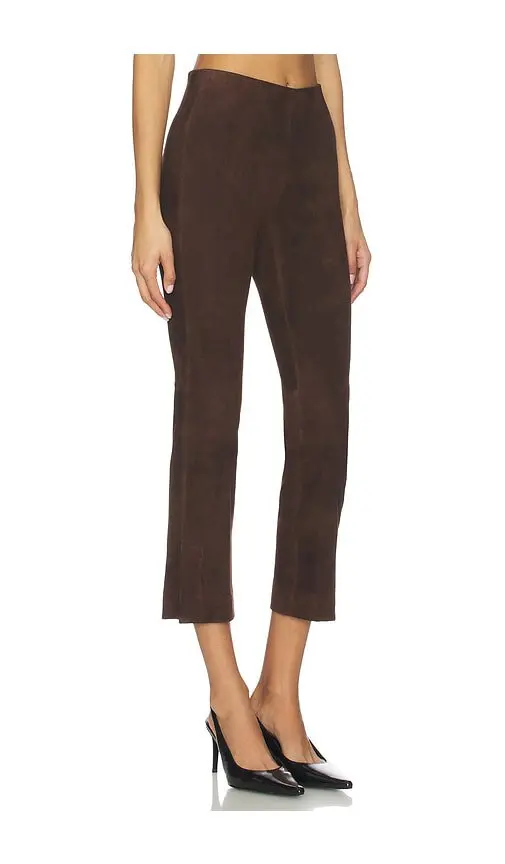 Vince Suede Split Hem Crop Pant