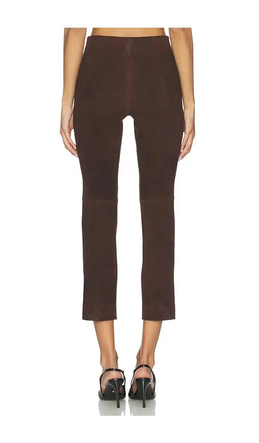 Vince Suede Split Hem Crop Pant