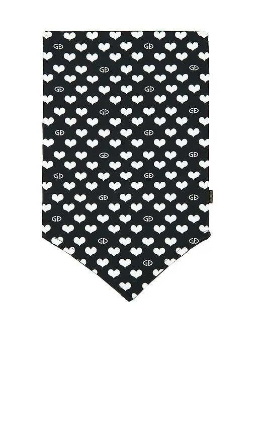 Goldbergh Cupid Neckwarmer - Cuori Black