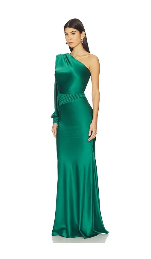 ZHIVAGO Don't Look Now Gown - Emerald