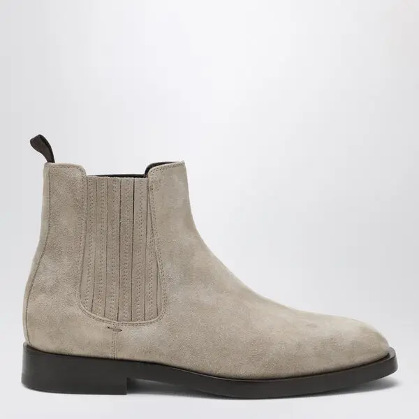 Brunello Cucinelli Suede Chelsea Boots - Beige