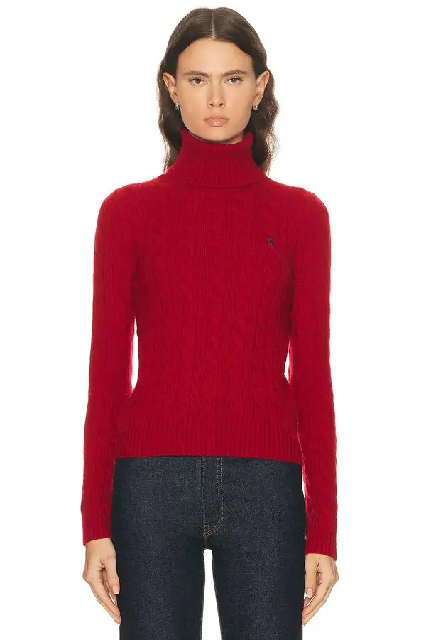 Polo Ralph Lauren Turtleneck Sweater - Fireside Red