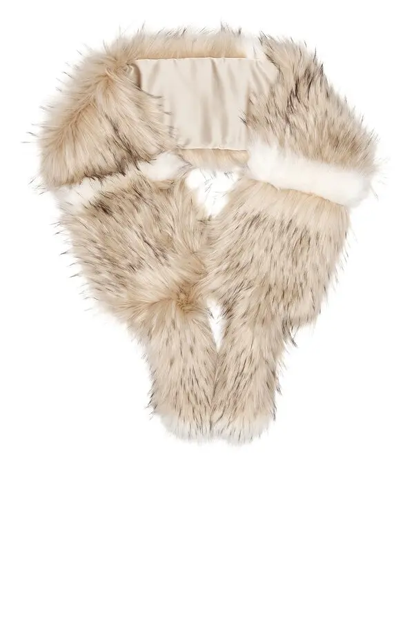 AKNVAS Faux Fur Boa - Creme