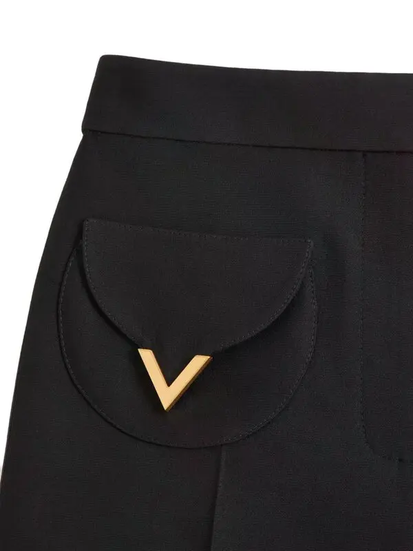 Valentino Garavani Crepe Couture Cuffed Trousers