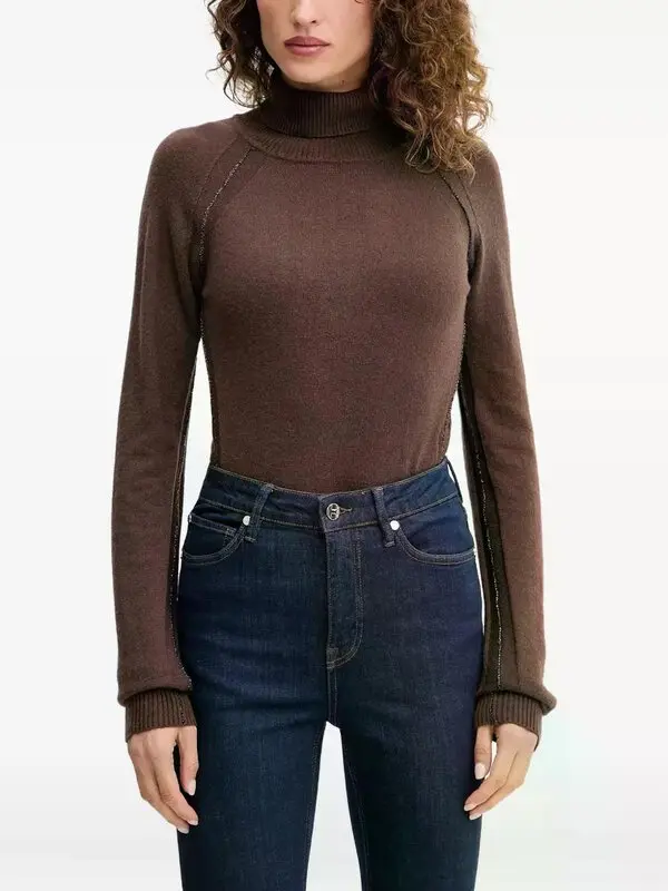 SILVIAN HEACH Roll-neck Embellished Sweater