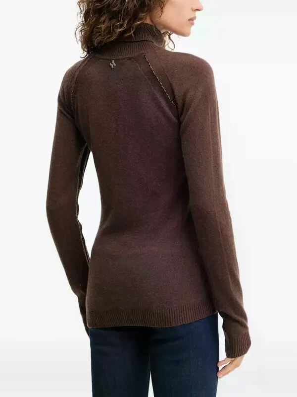 SILVIAN HEACH Roll-neck Embellished Sweater