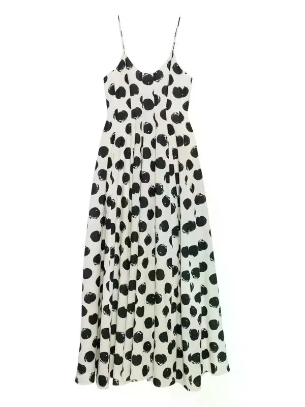 BAMBAH Polka-dot Maxi Dress