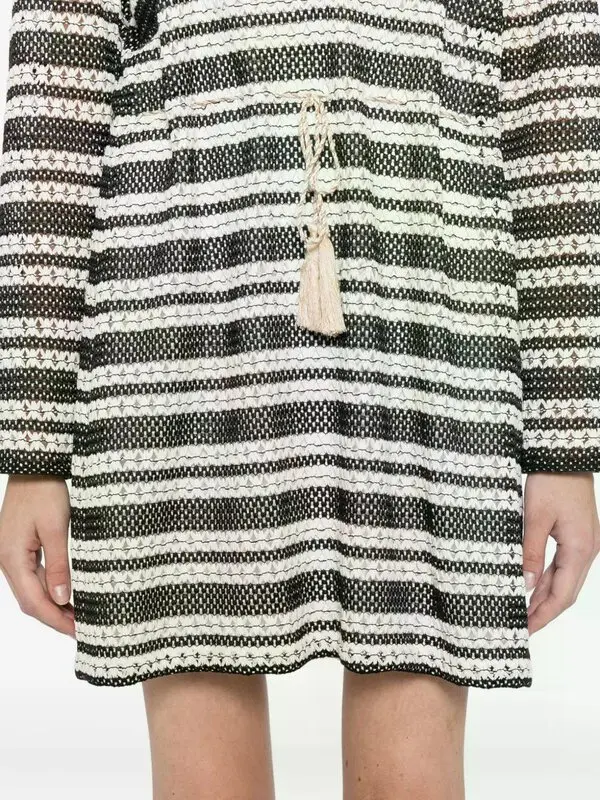 BAMBAH Crochet Hooded Dress