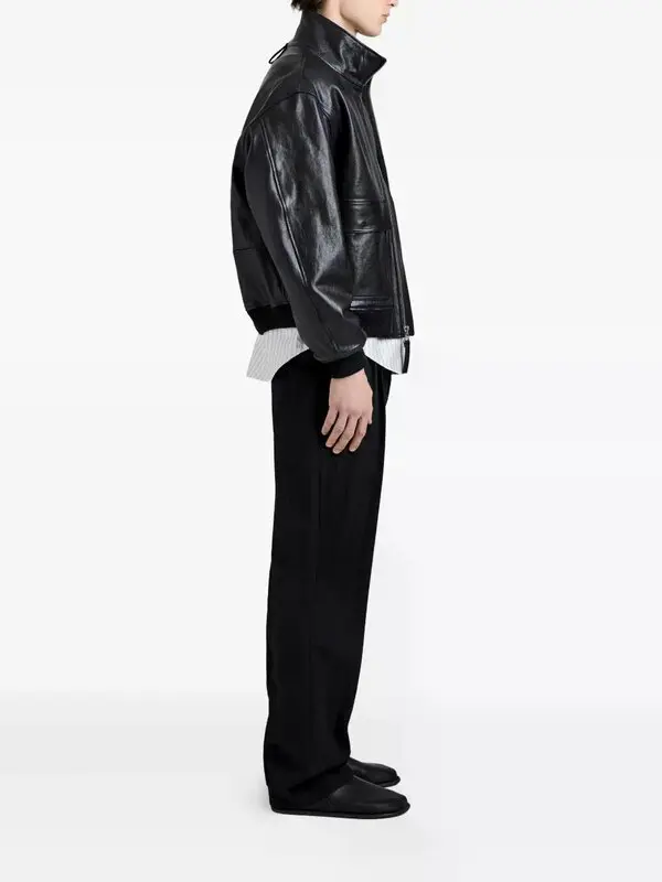 Proenza Schouler Leather Bomber Jacket