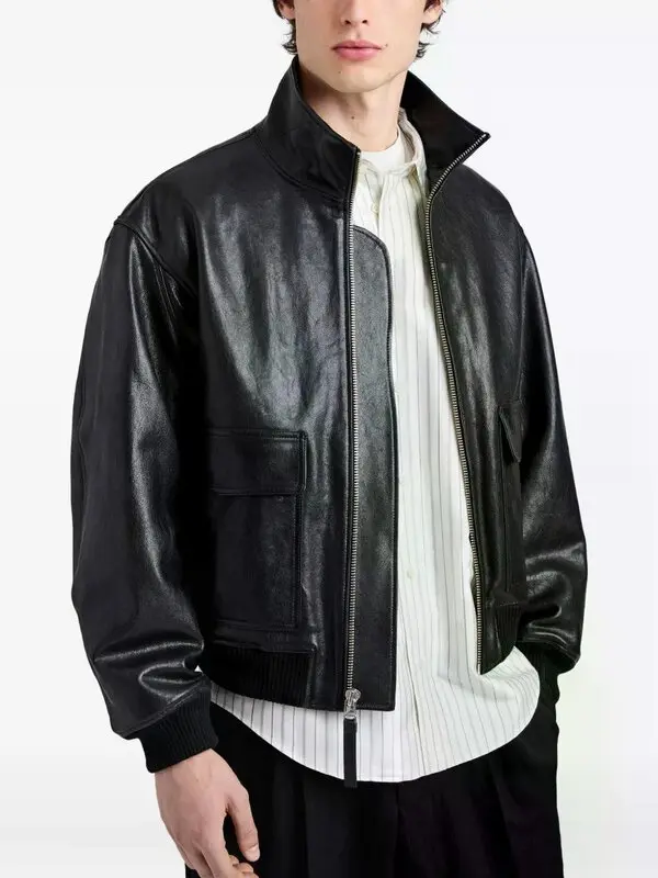 Proenza Schouler Leather Bomber Jacket