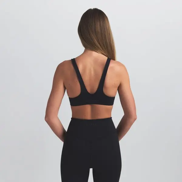 SKIMS Shaping Scoop Bra | Black | Large | Nike Matte