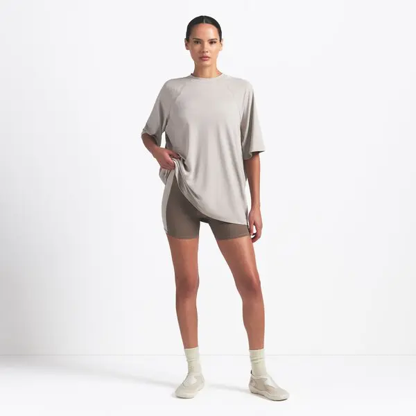 SKIMS Airy Oversized Tee - Stone