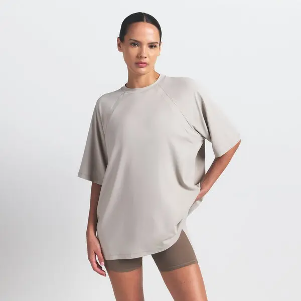 SKIMS Airy Oversized Tee - Stone