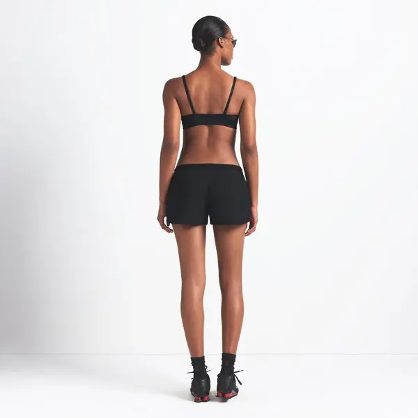 SKIMS Woven Nylon Runner Short - Obsidian