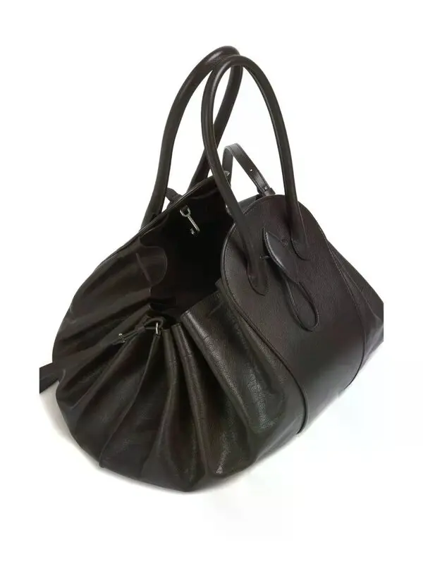 Marni Large Leather Handbag - Brown