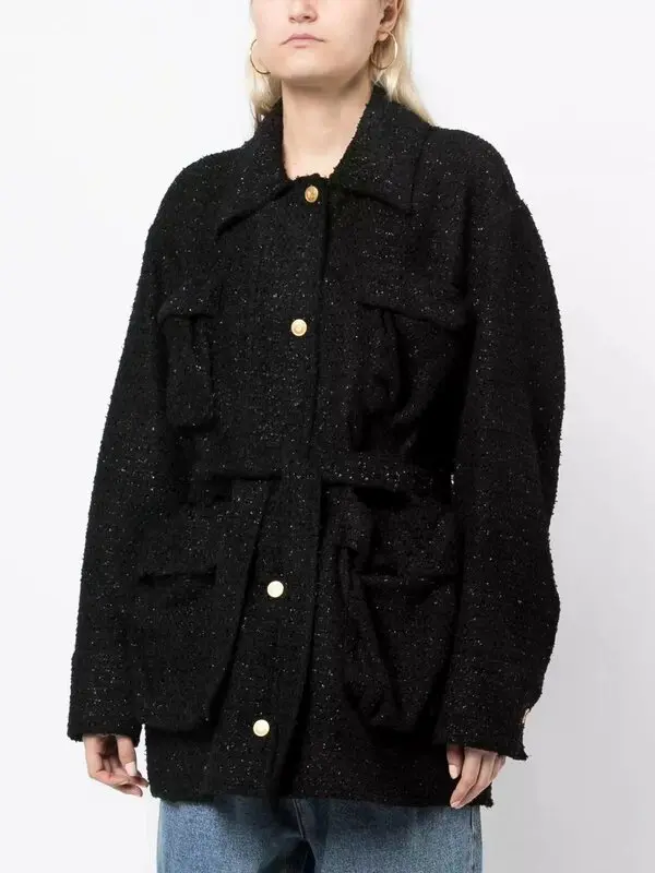 Blumarine Bouclé Button-up Jacket