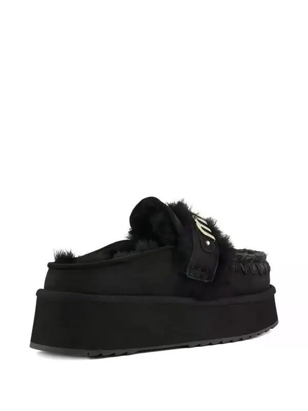 Mou Logo-detail Platform Mules
