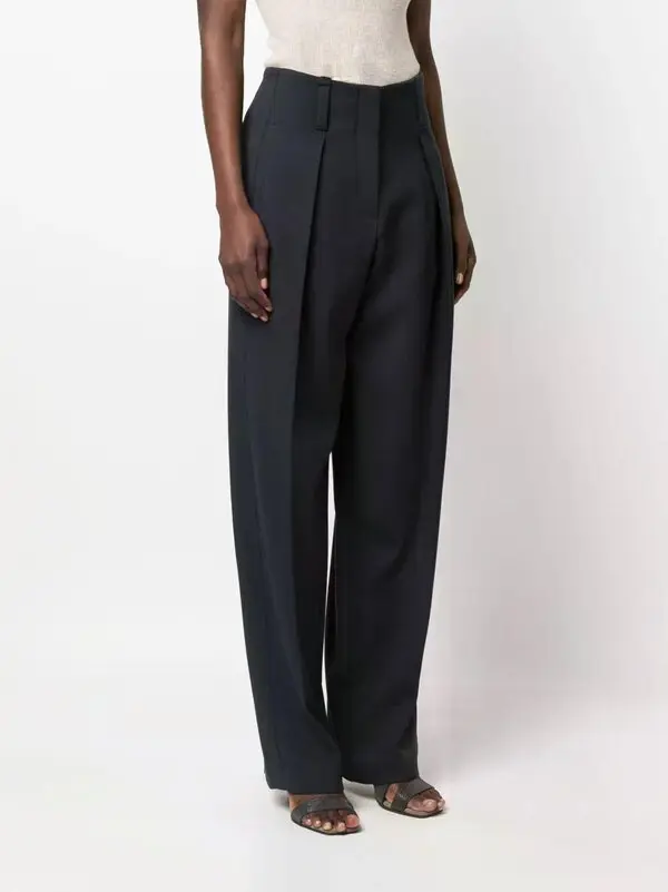 Brunello Cucinelli High-waist Pleated Trousers
