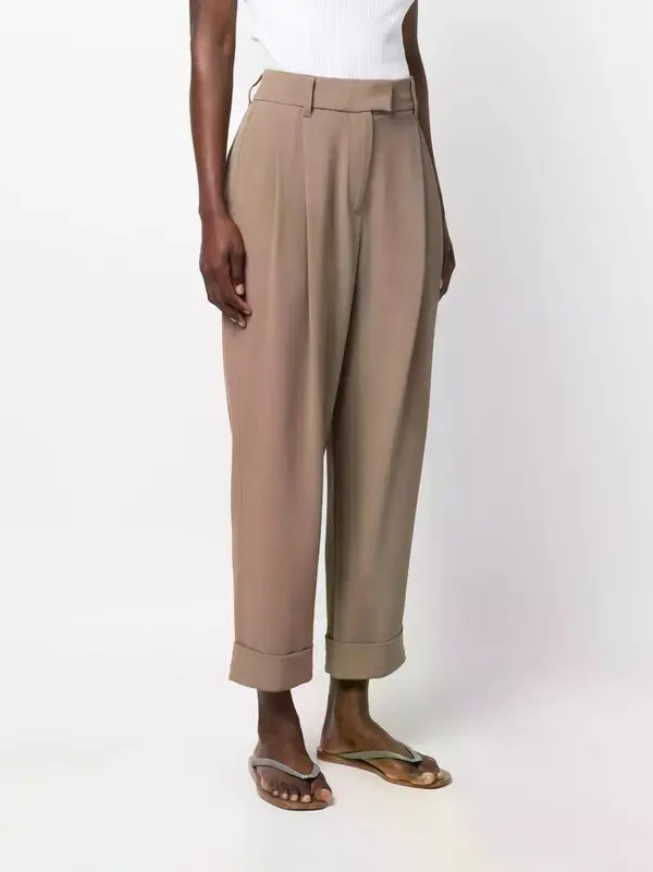Brunello Cucinelli Cropped Tailored Trousers