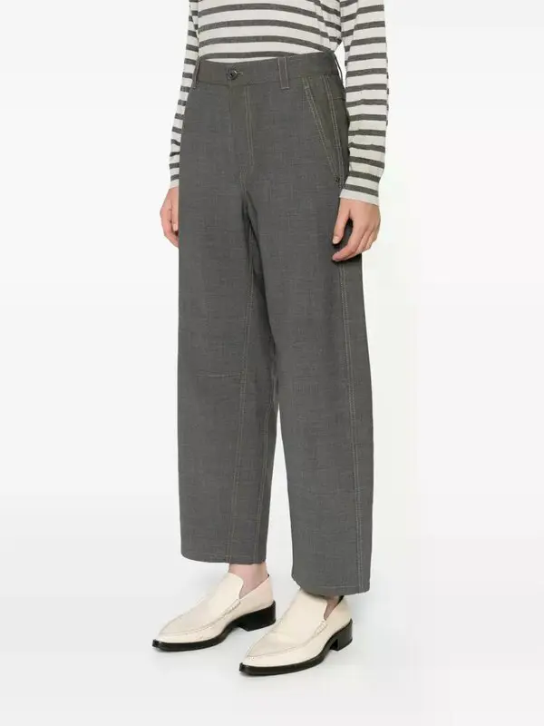 Brunello Cucinelli Mélange-effect Trousers