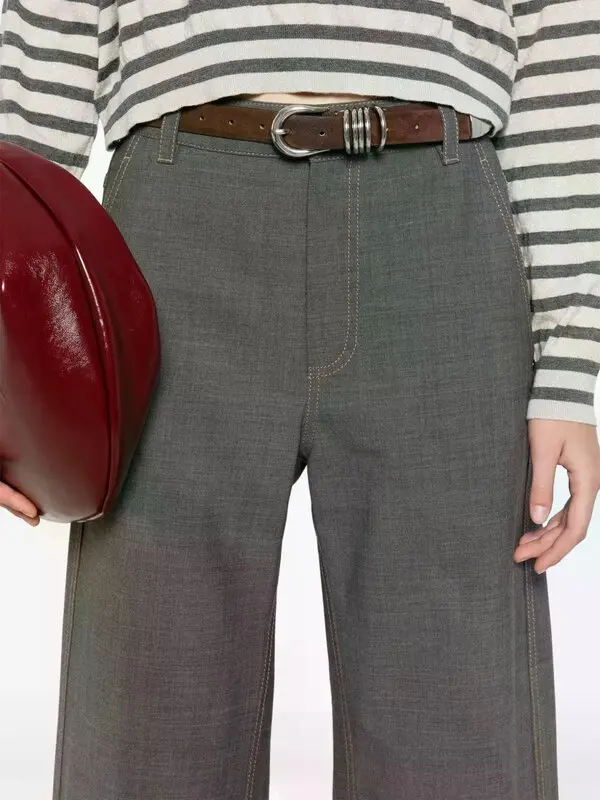 Brunello Cucinelli Mélange-effect Trousers