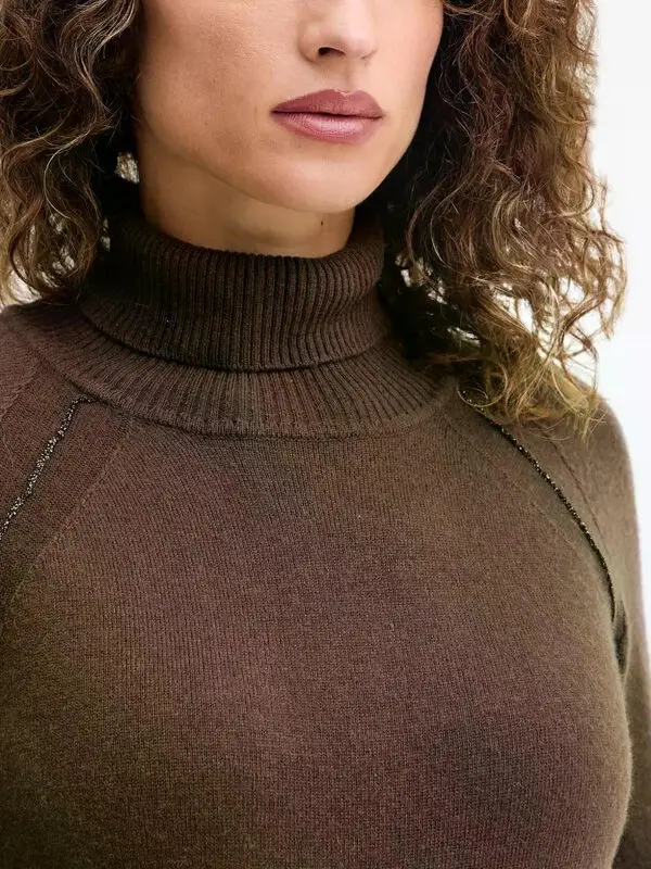 SILVIAN HEACH Roll-neck Embellished Sweater