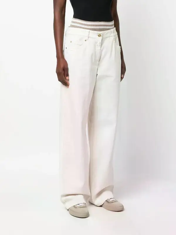 Brunello Cucinelli Mid-rise Wide-leg Trousers