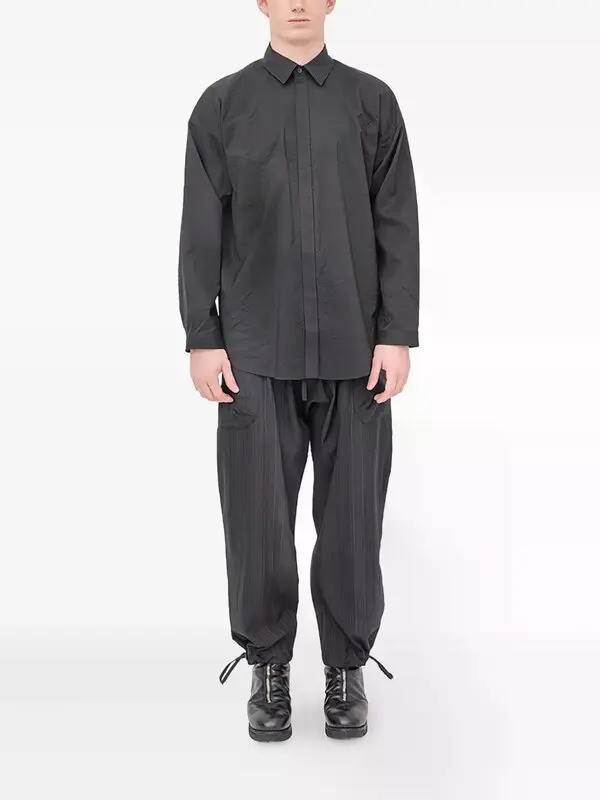 JAN JAN VAN ESSCHE Concealed-button Long-sleeved Shirt