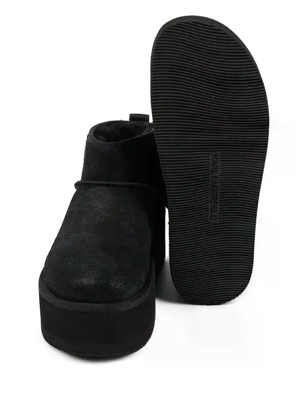Karl Lagerfeld Thermo Platform Ankle Boots