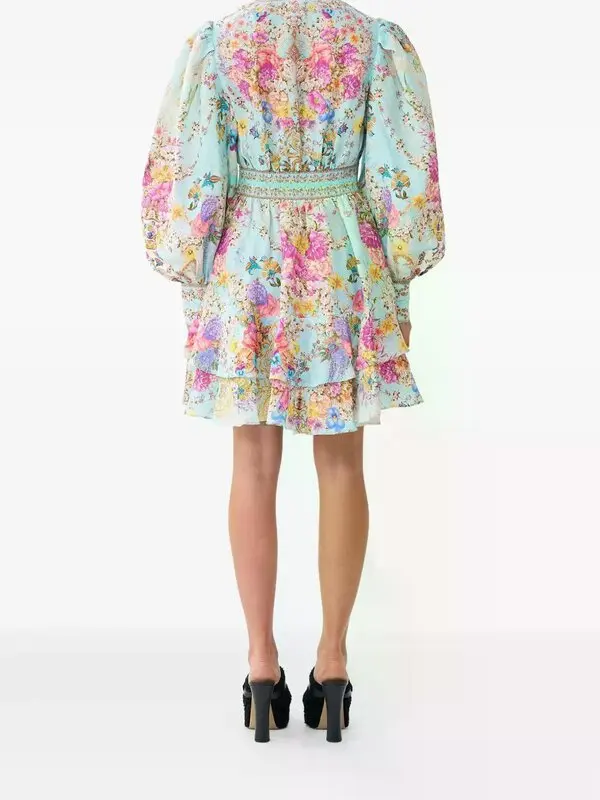 Camilla Bazaar Blooms Frilled Mini Dress