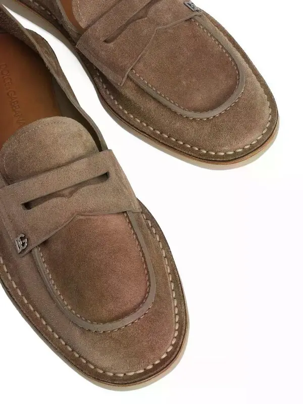 Dolce & Gabbana Logo Plaque Loafers
